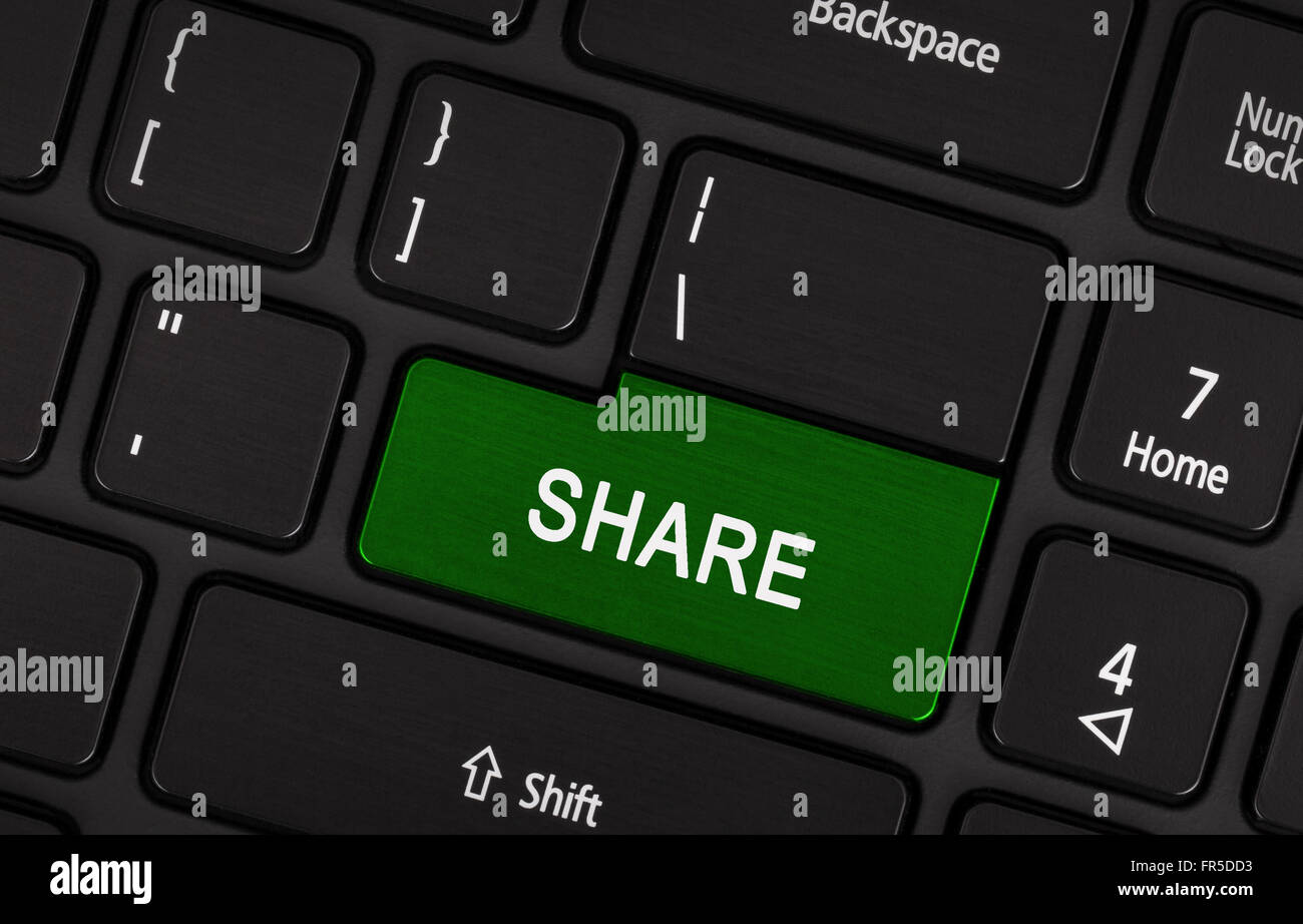 Share button hi-res stock photography and images - Alamy