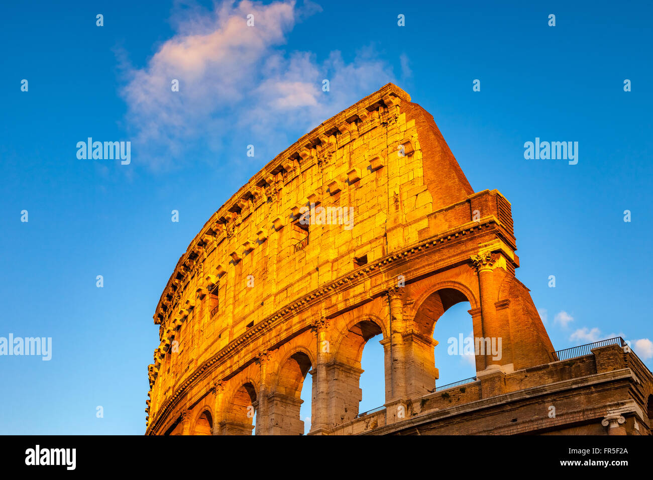 Blue sky over colosseum hi-res stock photography and images - Alamy