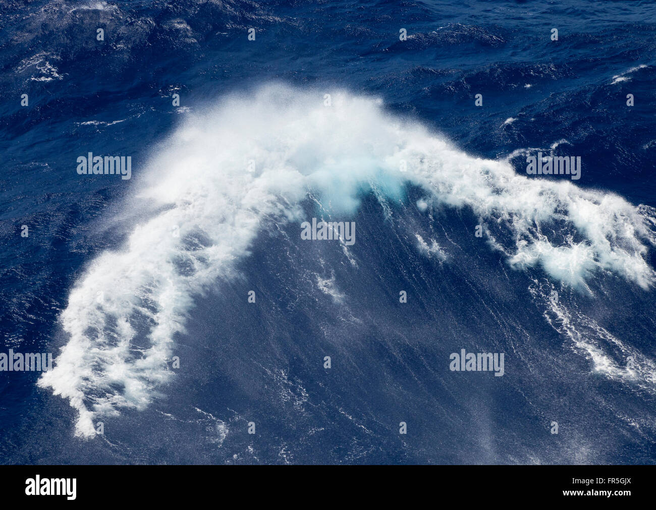 A wave in the Caribbean Sea Stock Photo - Alamy