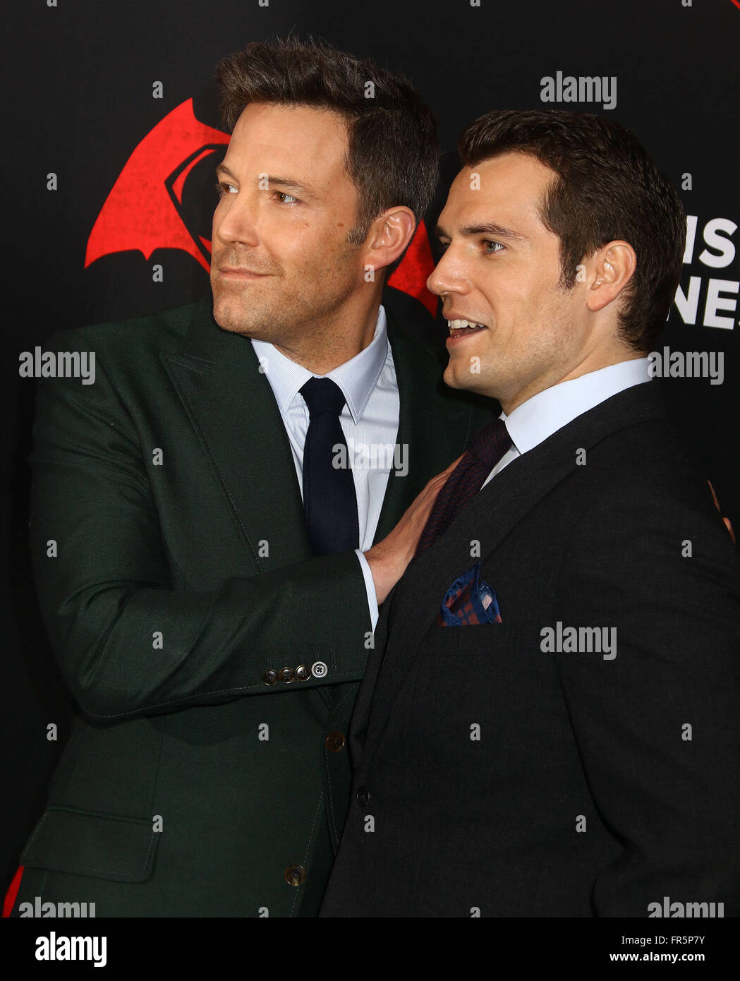 New York, New York, USA. 20th Mar, 2016. Actors BEN AFFLECK and HENRY ...