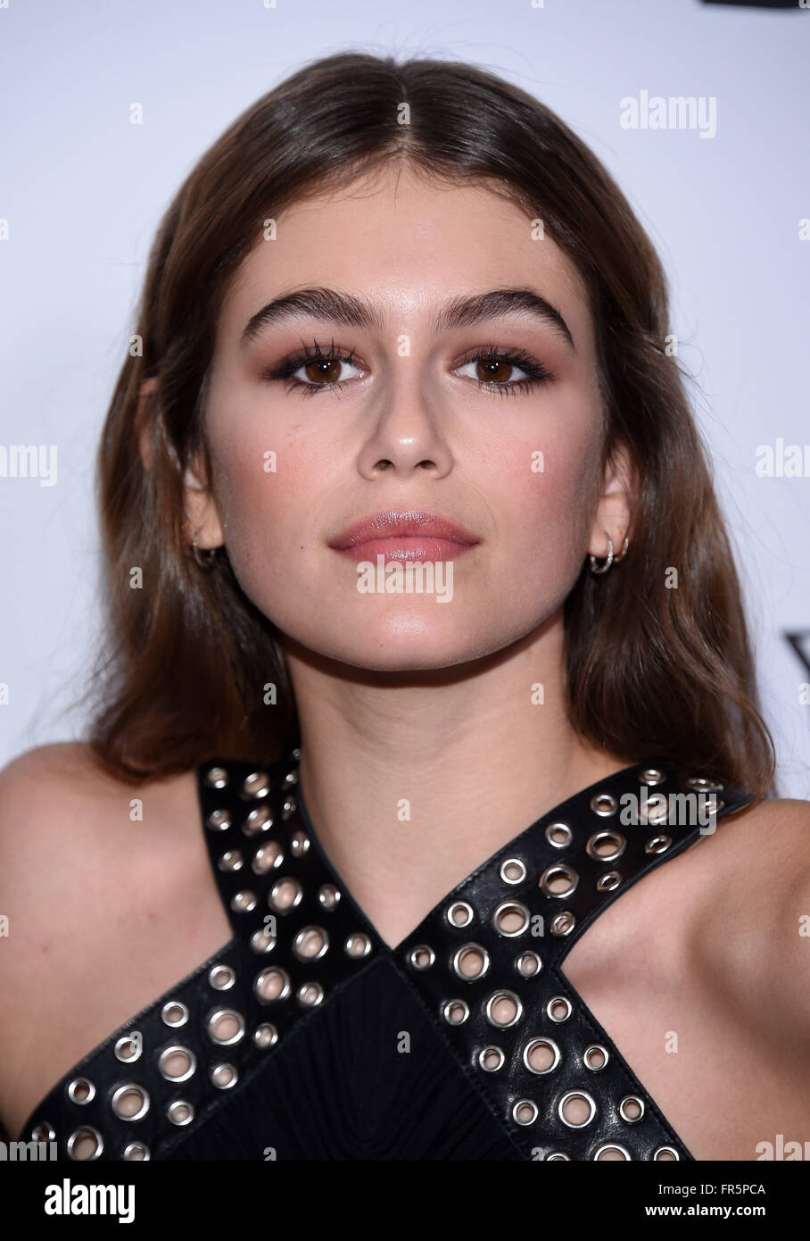 West Hollywood, California, USA. 20th Mar, 2016. Kaia Gerber arrives ...