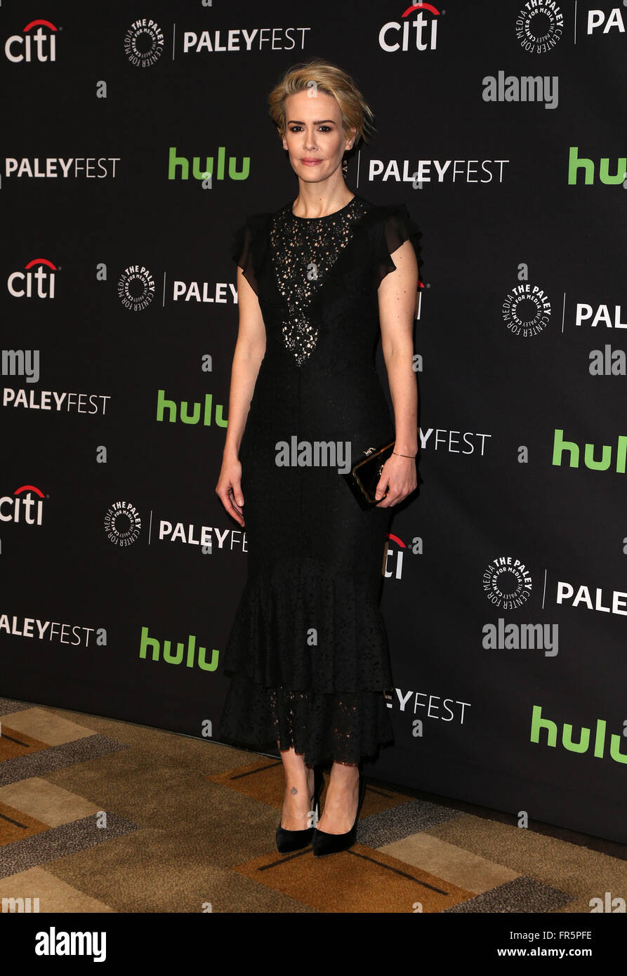 Hollywood, CA, USA. 20th Mar, 2016. 20 March 2015 - Hollywood, Sarah ...