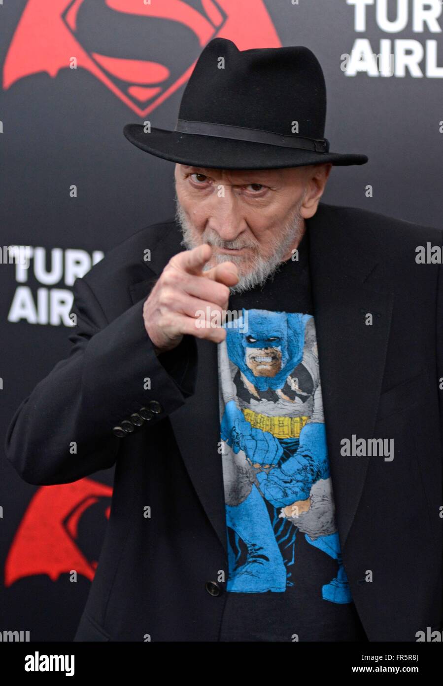 New York, NY, USA. 20th Mar, 2016. Frank Miller at arrivals for BATMAN ...
