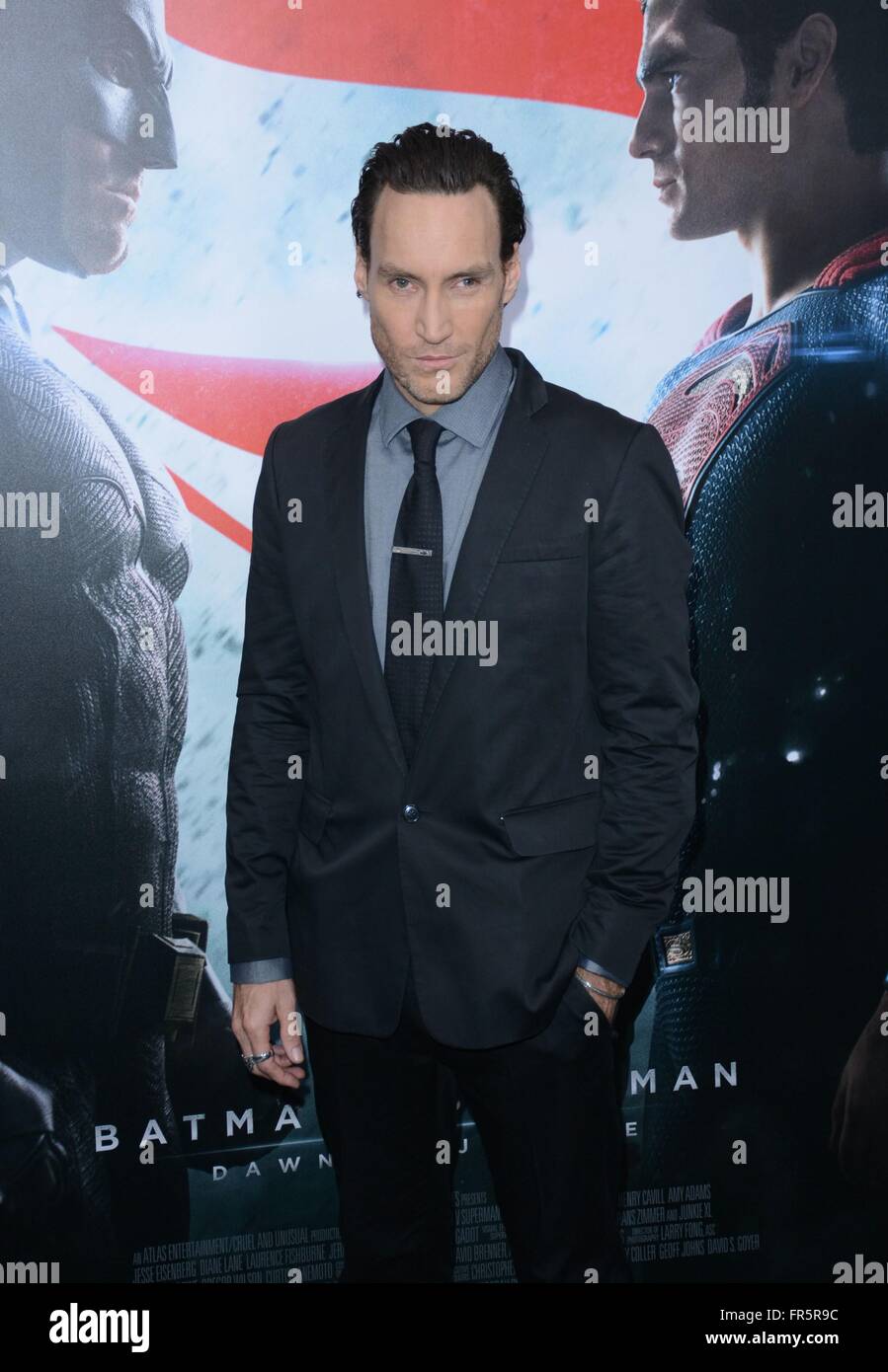 New York, NY, USA. 20th Mar, 2016. Callan Mulvey at arrivals for BATMAN ...