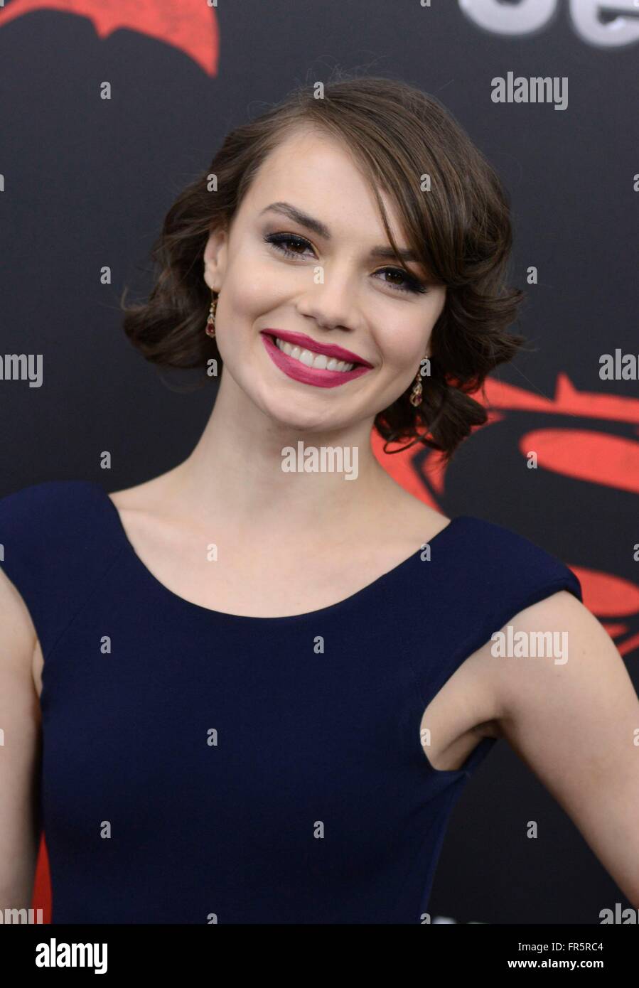 New York, NY, USA. 20th Mar, 2016. Abbi Snee at arrivals for BATMAN V ...