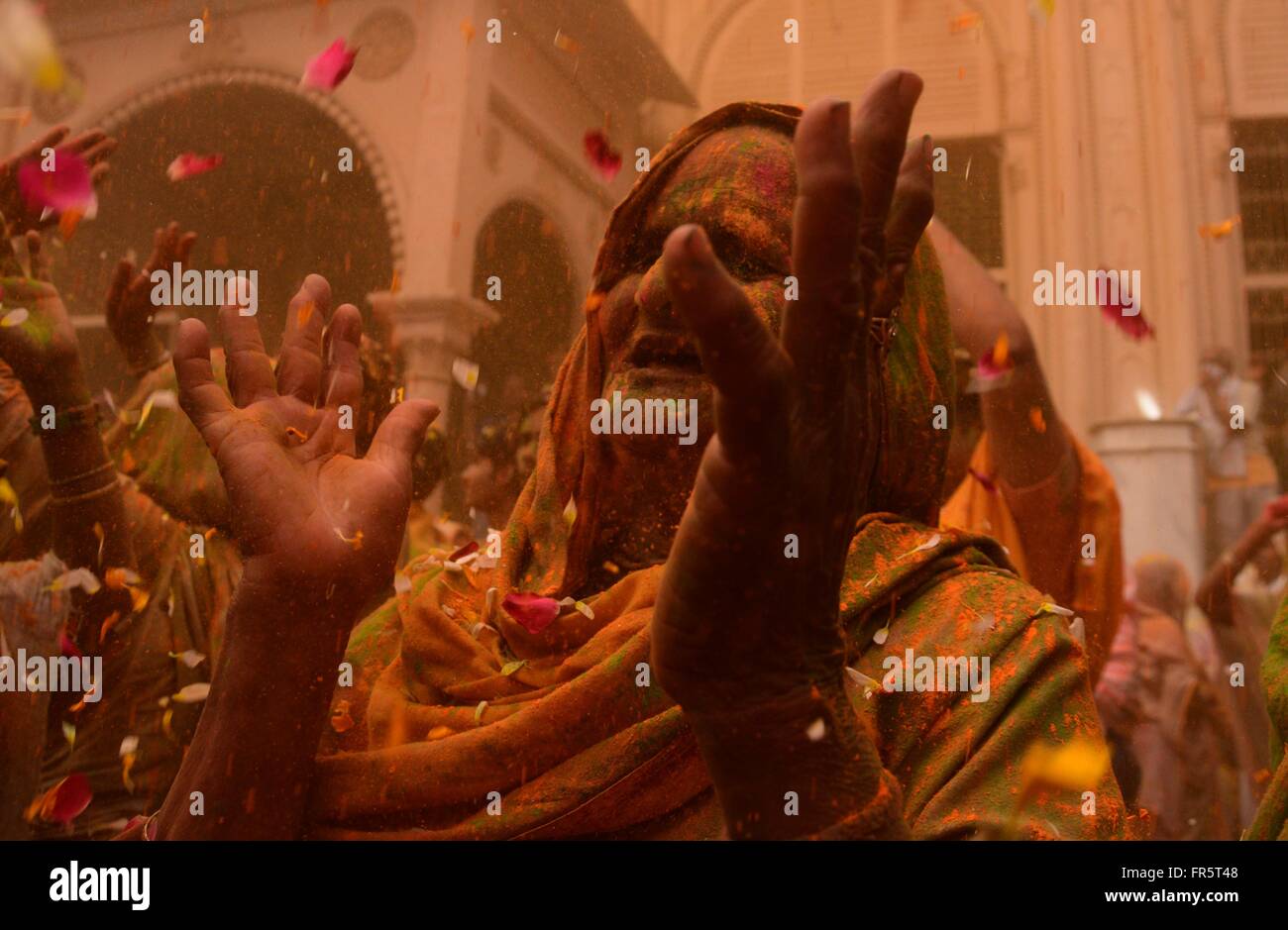 Mathura, Uttar Pradesh, India. 21st Mar, 2016. Mathura: A Widow women ...