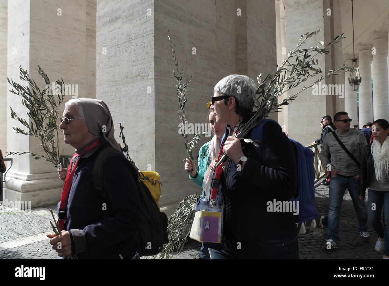 Rome, Italy. 20th March, 2016. Palm Sunday celebrations at Saint Peter ...