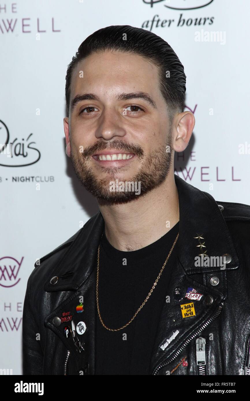 Las Vegas, NV, USA. 20th Mar, 2016. G-Eazy in attendance for G-Eazy ...