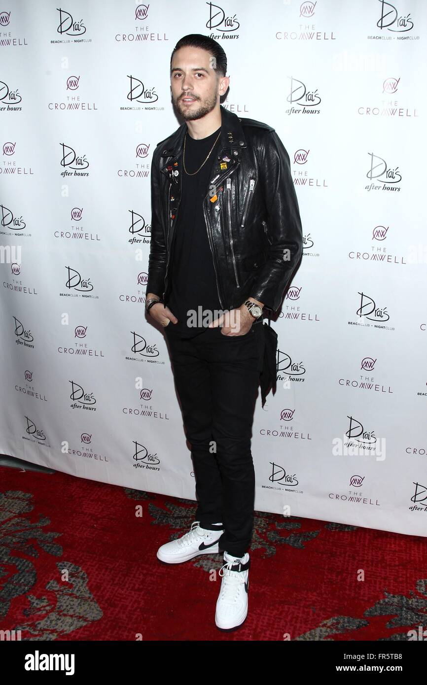 Las Vegas, NV, USA. 20th Mar, 2016. G-Eazy in attendance for G-Eazy ...