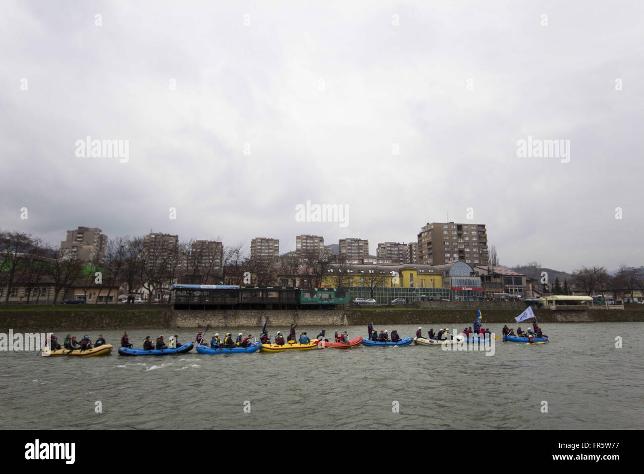 Zenica, Bosnia and Herzegovina. 21st Mar, 2016. Regatta takes place ...
