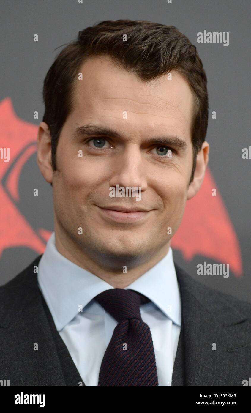New York, NY, USA. 20th Mar, 2016. Henry Cavill at arrivals for BATMAN ...