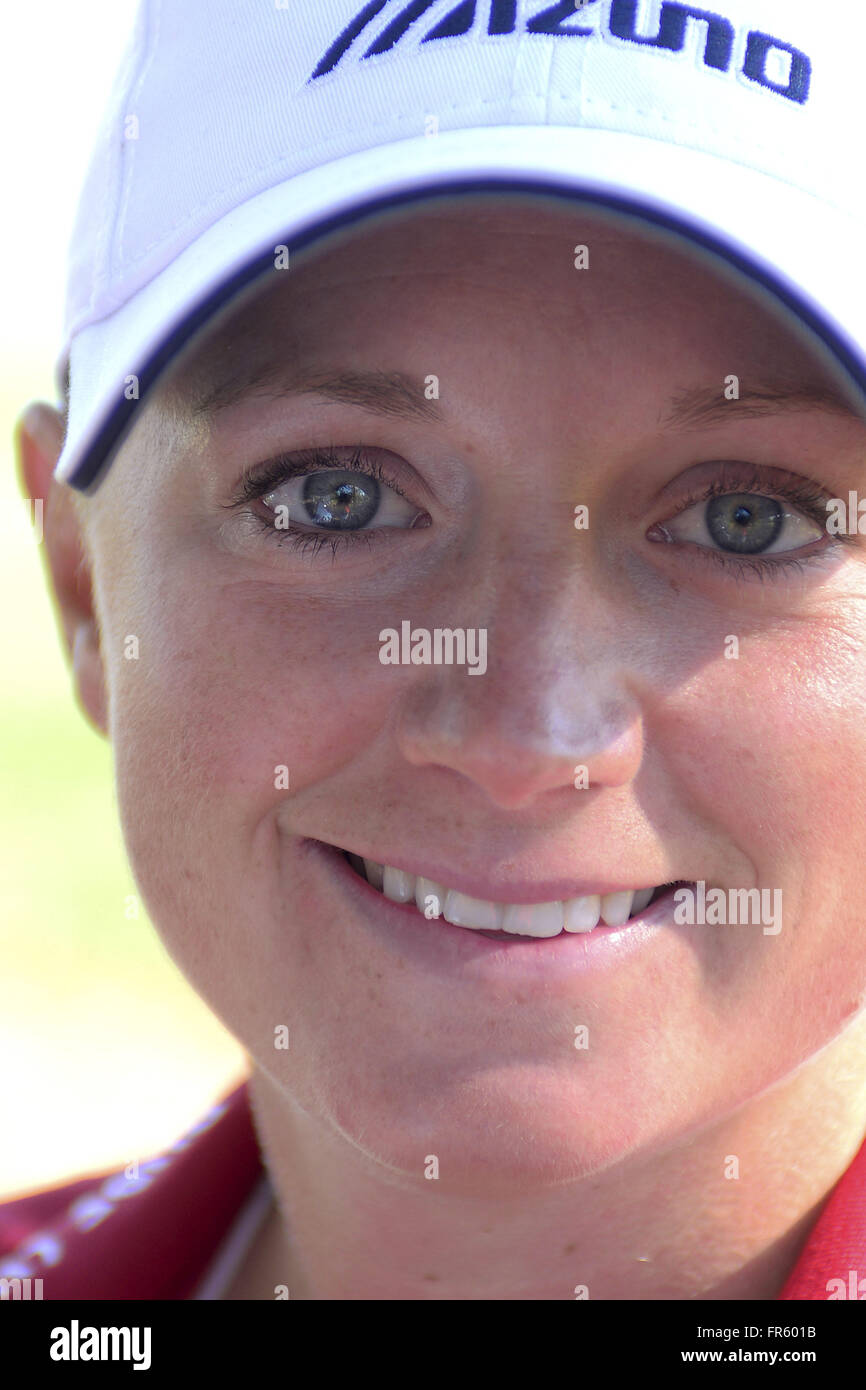 Orlando, FL, USA. 23rd Jan, 2013. Portrait session with LPGA golfer ...