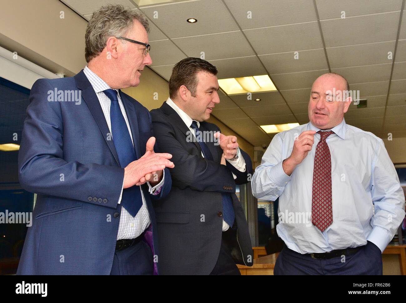Mike Nesbitt UUP Party Leader with MLA Alastair Patterson MLA and ...