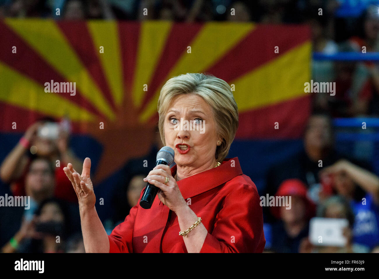 Phoenix, Arizona, USA. 21th March, 2016. Former Secretary of State ...