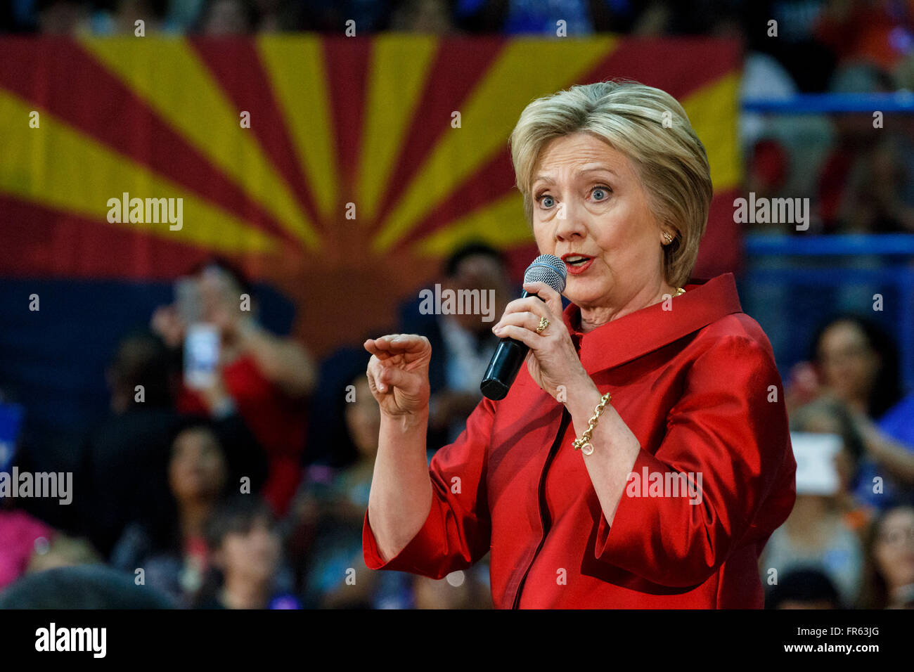 Phoenix, Arizona, USA. 21th March, 2016. Former Secretary of State ...