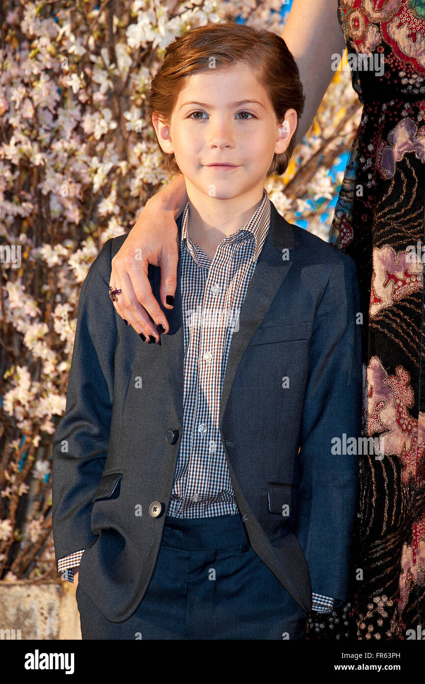 Tokyo, Japan. 22nd March, 2016. Canadian child actor Jacob Tremblay ...