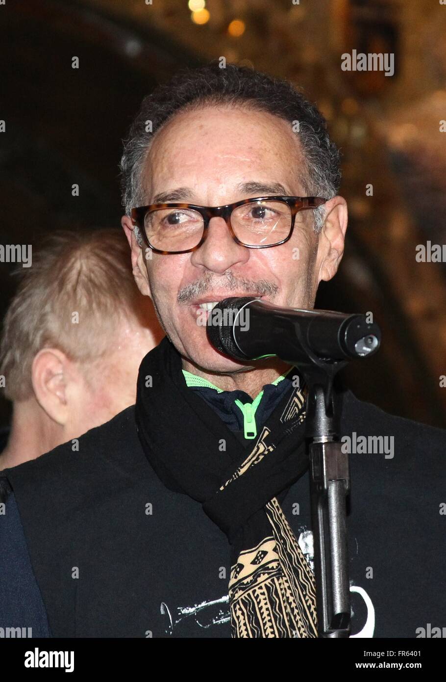 Las Vegas, NV, USA. 21st Mar, 2016. Michael Carabello at the press ...