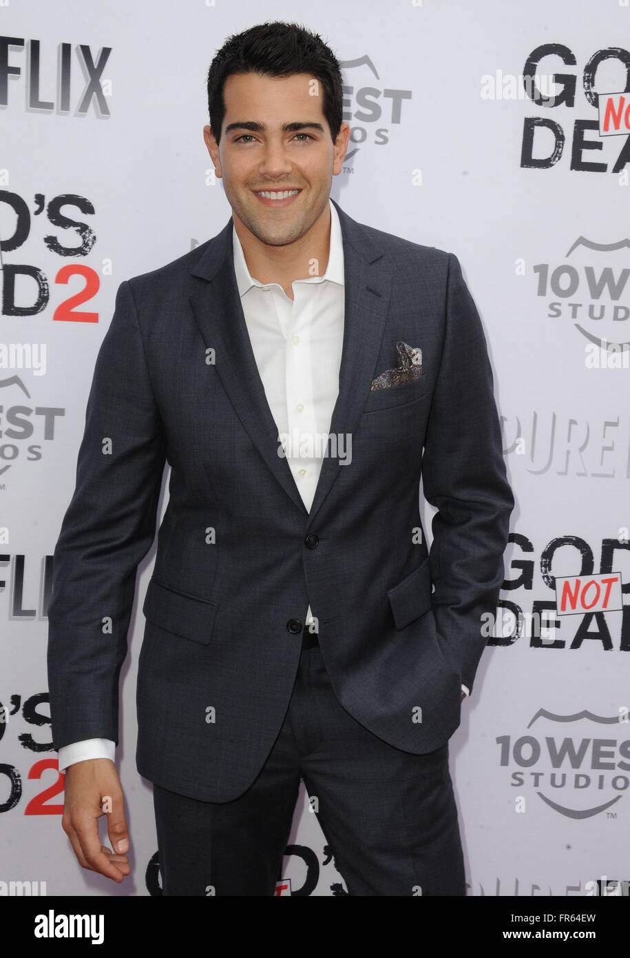 Los Angeles, CA, USA. 21st Mar, 2016. Jesse Metcalf at arrivals for GOD ...