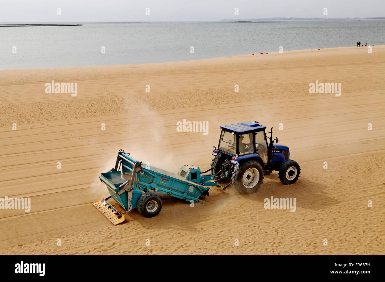 Qinhuangdao, China's Hebei Province. 22nd Mar, 2016. A tractor pulls a ...