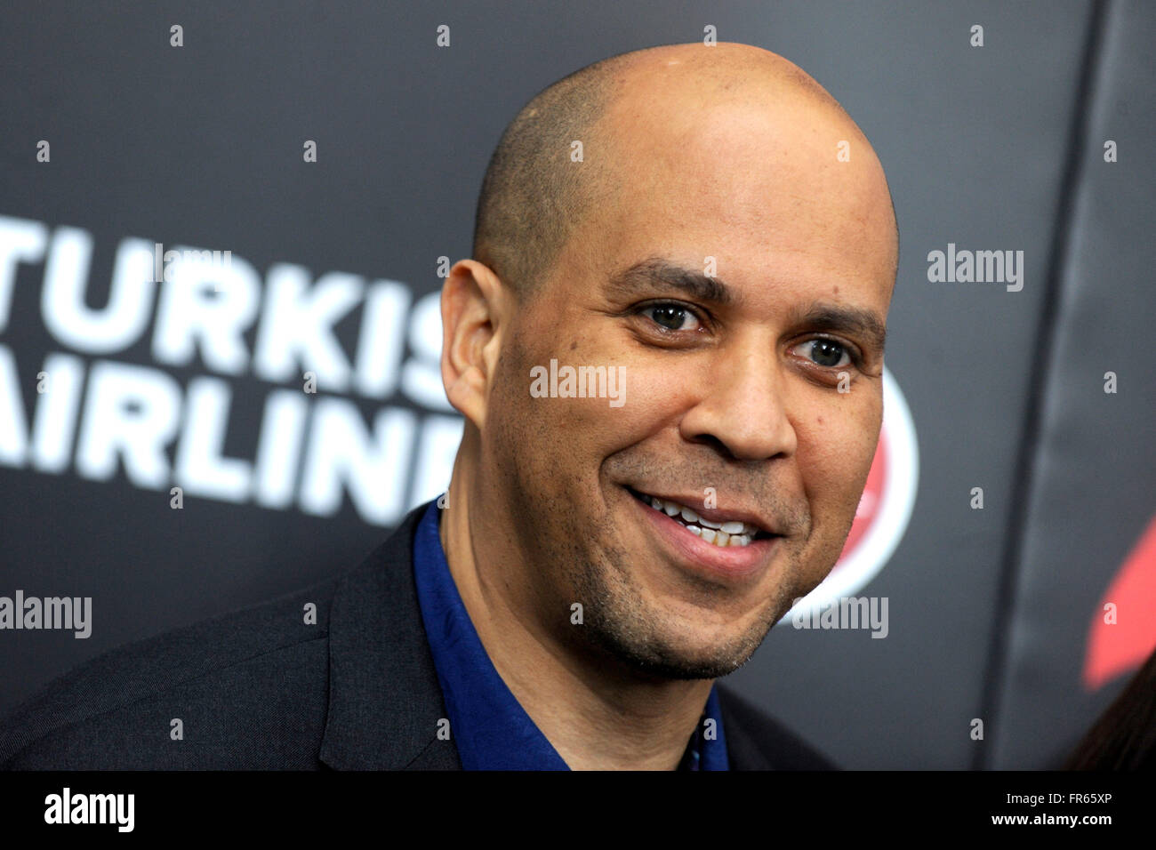 New York City. 20th Mar, 2016. U.S. Senator Cory Booker attends the ...