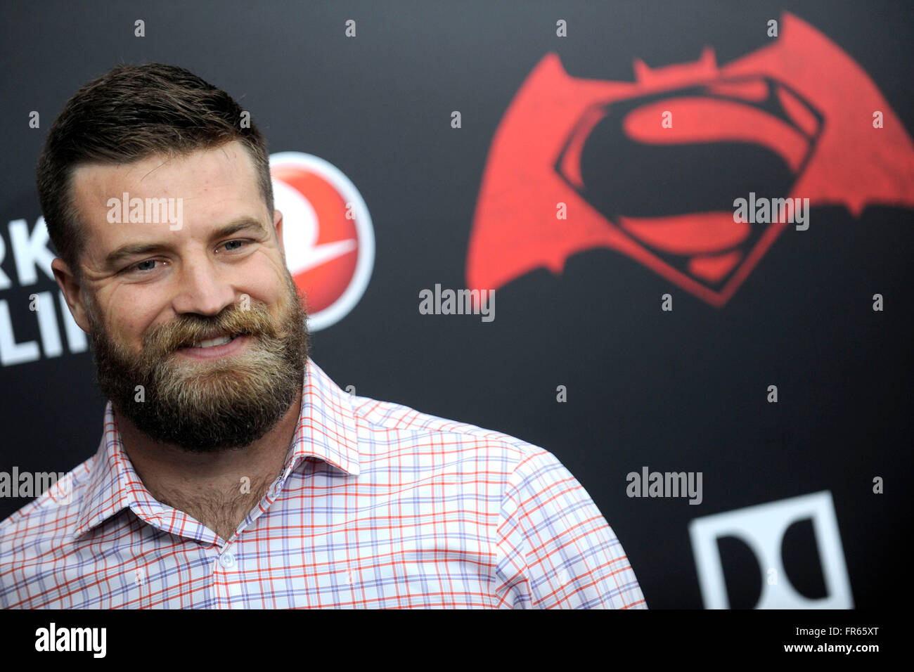 New York City. 20th Mar, 2016. Football Player Ryan Fitzpatrick attends ...