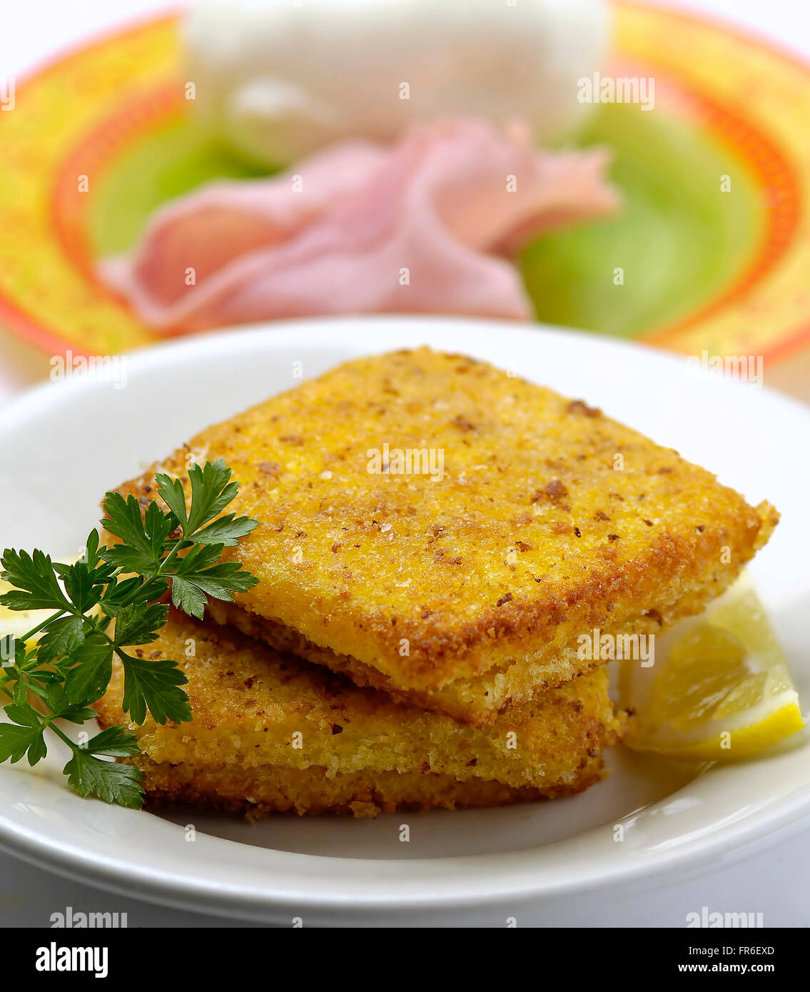 Mozzarella in carrozza Stock Photo - Alamy