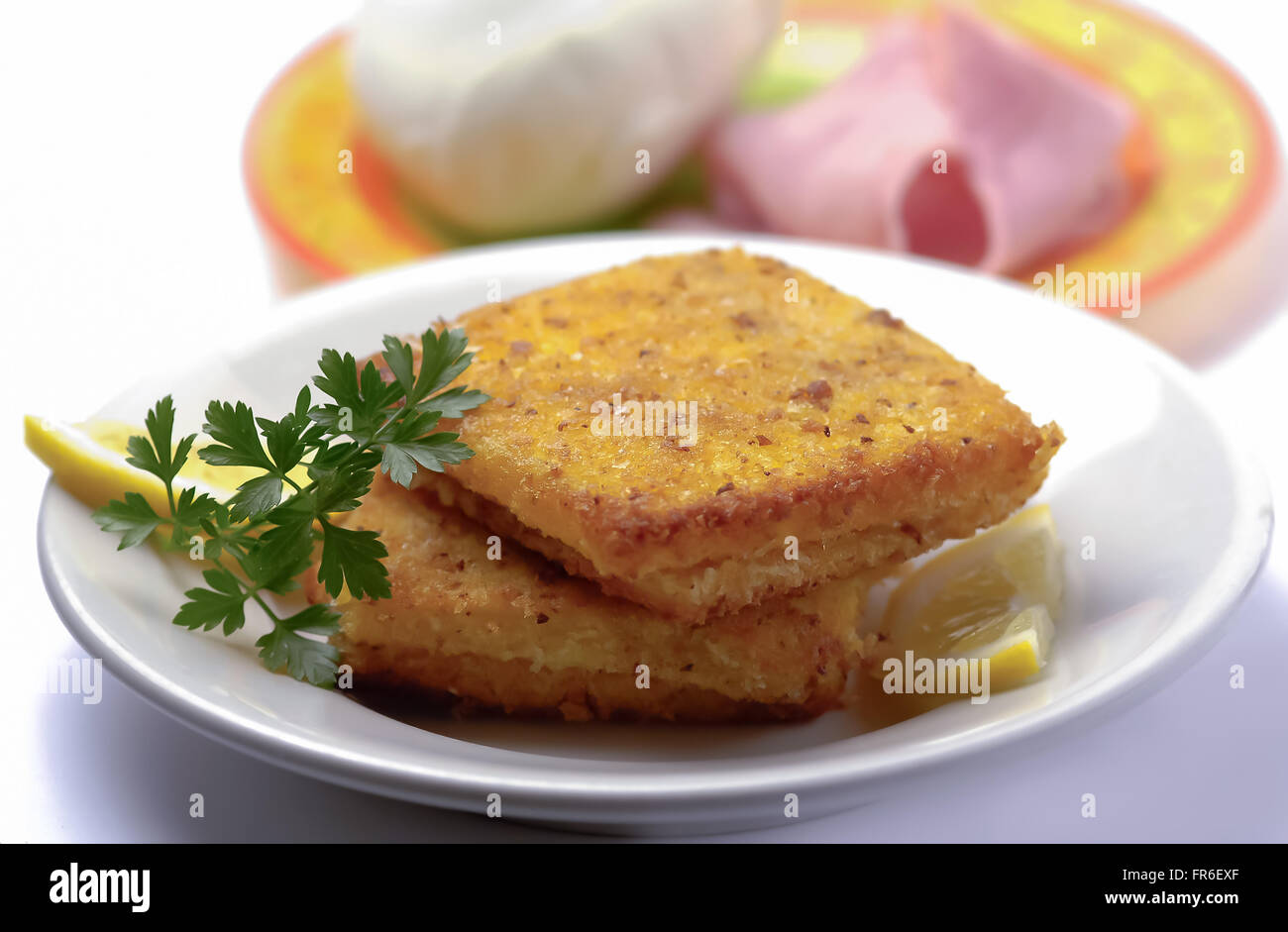 Mozzarella in carrozza Stock Photo - Alamy
