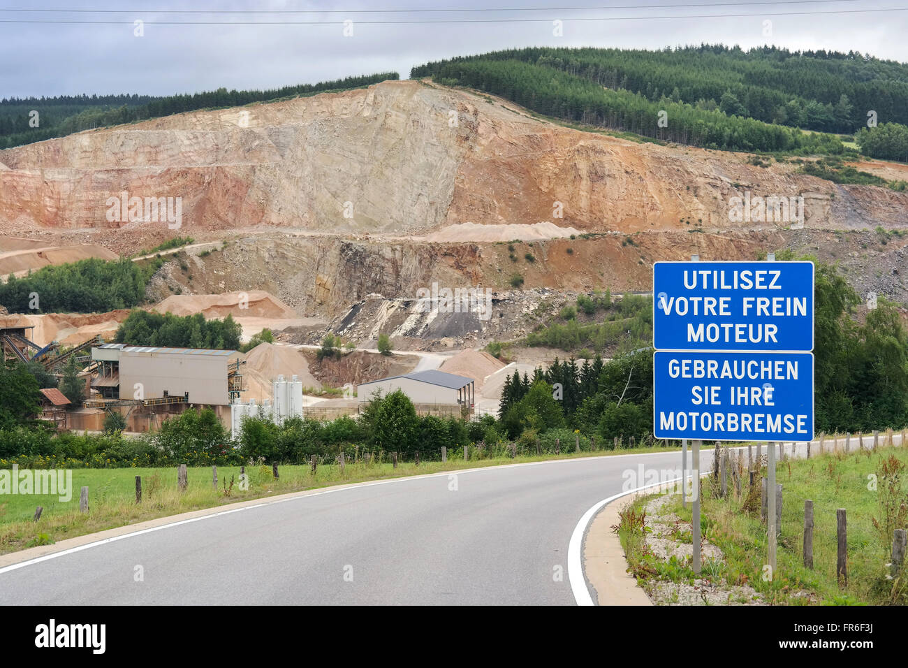 Open pit marble quarry in hi-res stock photography and images - Alamy