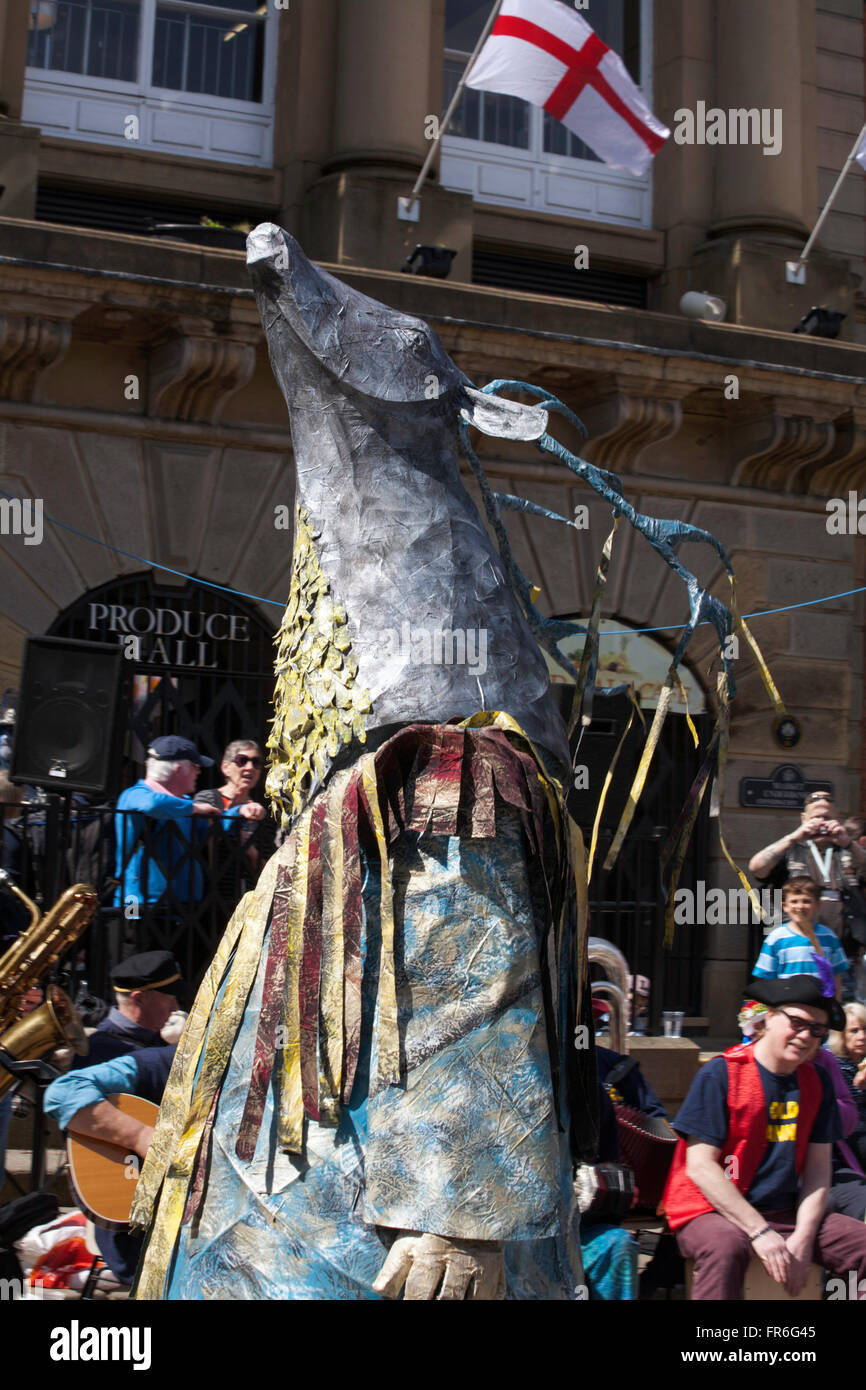 Mythological Deer Stag dancing at The Stockport Folk Festival 2015 ...