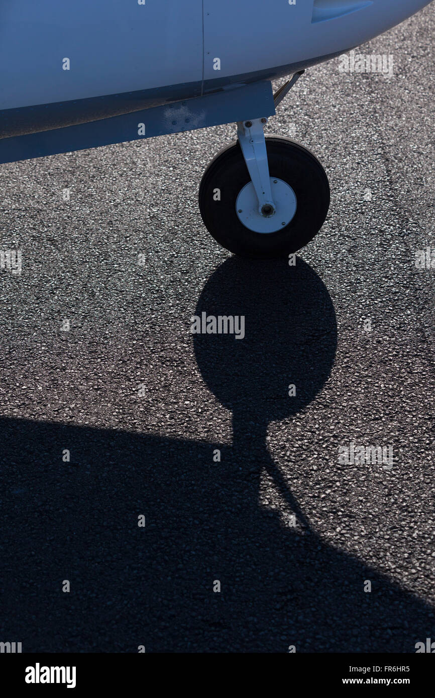 A Vulcan P68 six seater twin engine plane, flying out of Turweston ...