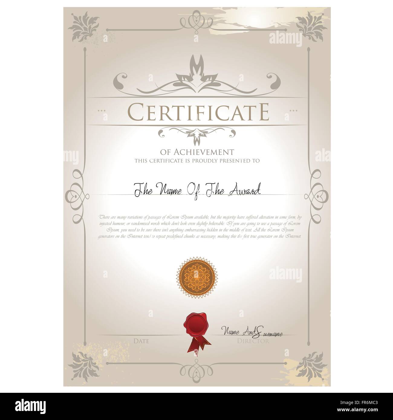 Antique certificate hi-res stock photography and images - Alamy