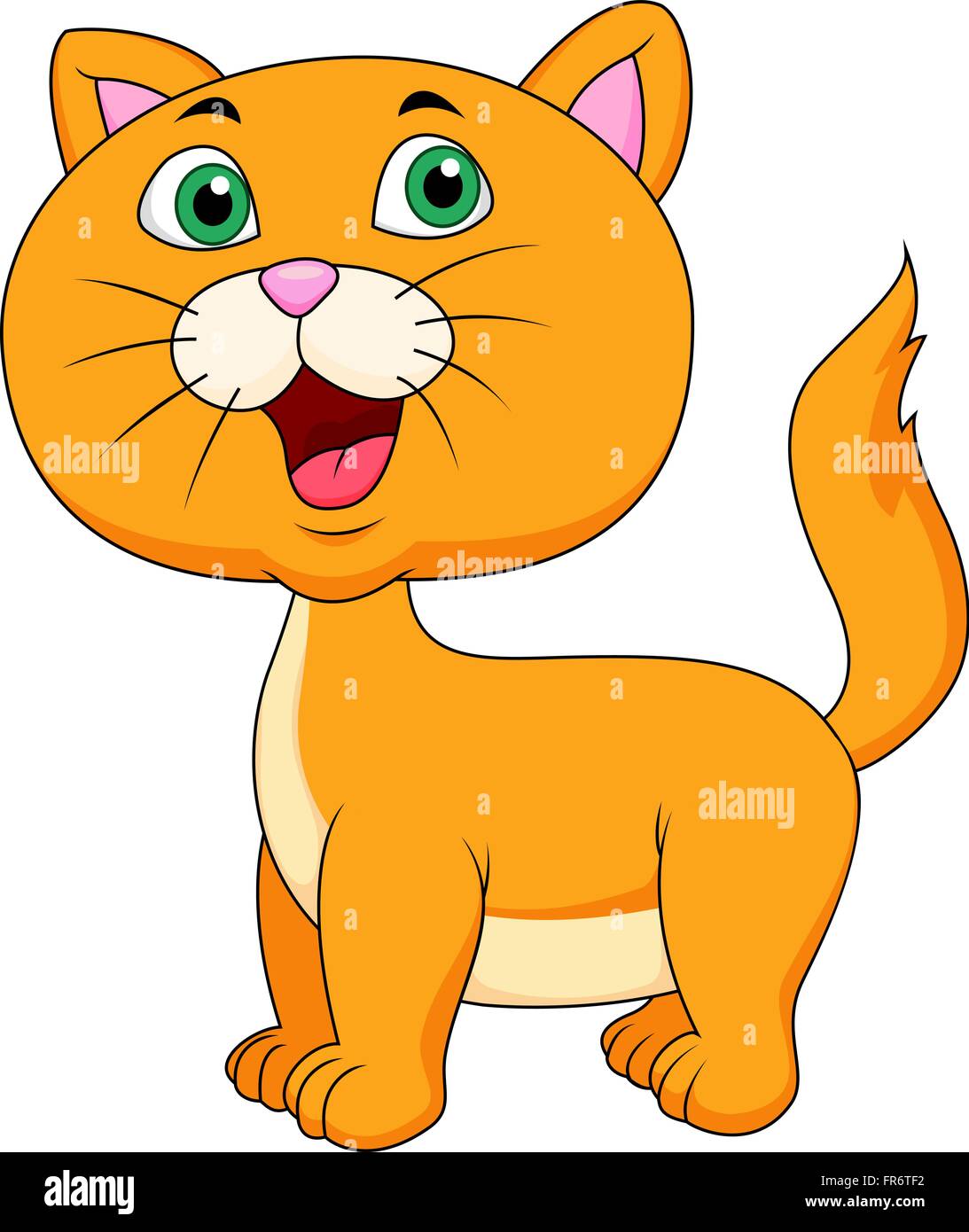 Cute cat cartoon Stock Vector Image & Art - Alamy