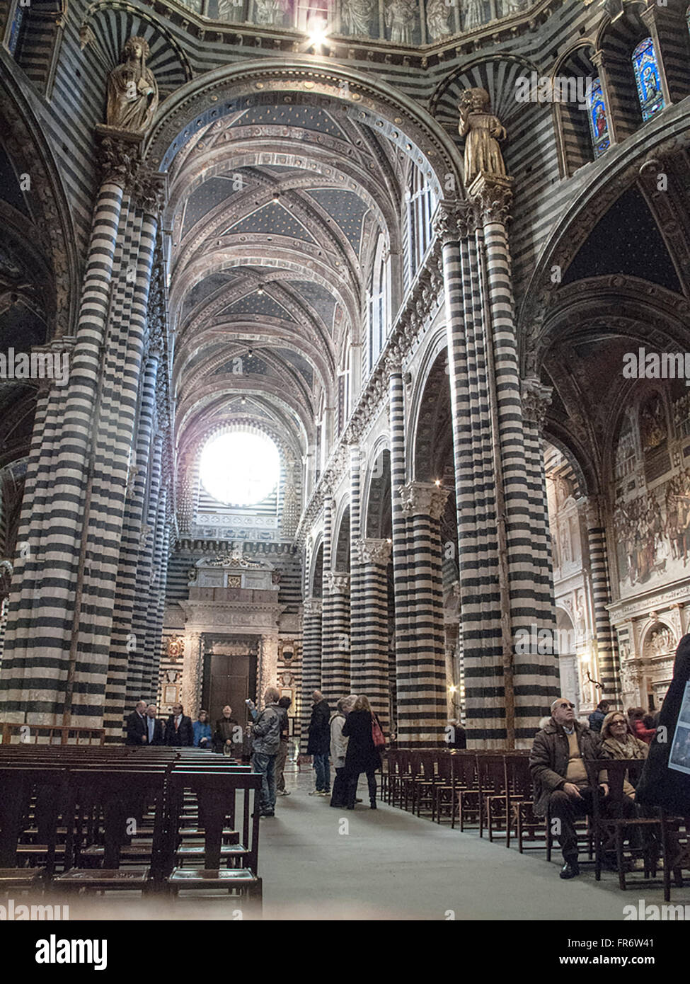Siena cathedral interior hi-res stock photography and images - Alamy