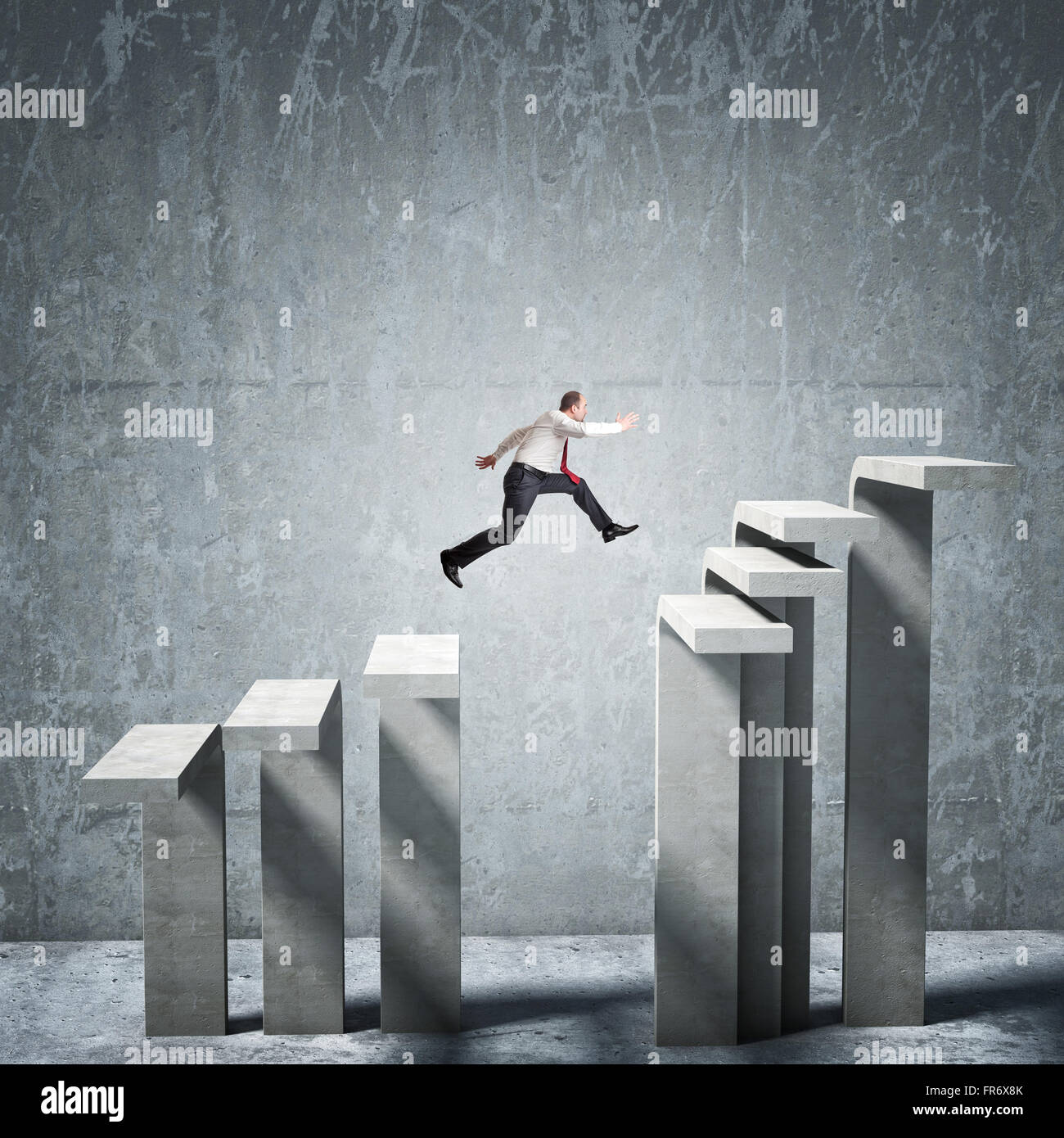 Stair success hi-res stock photography and images - Alamy