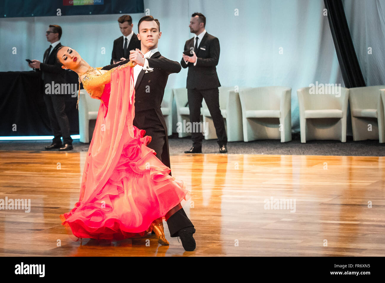 dancers dancing standard dance like slow waltz Stock Photo - Alamy
