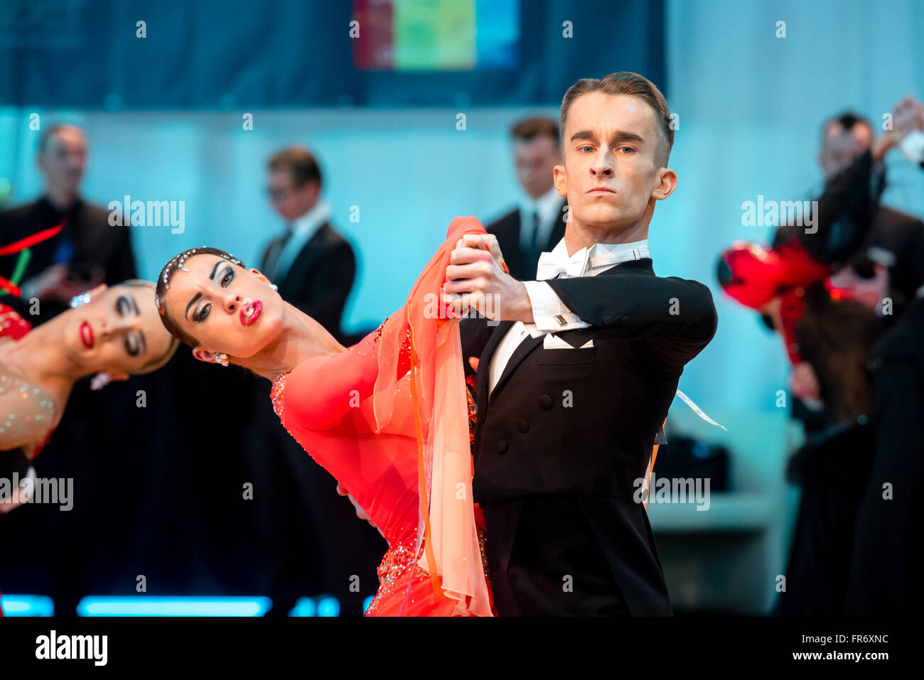 dancers dancing standard dance like slow waltz Stock Photo - Alamy