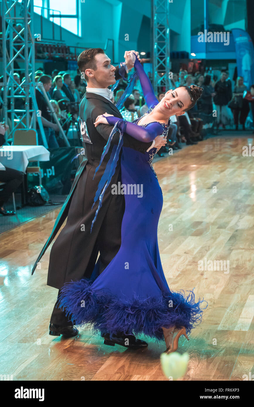 dancers dancing standard dance like slow waltz Stock Photo - Alamy