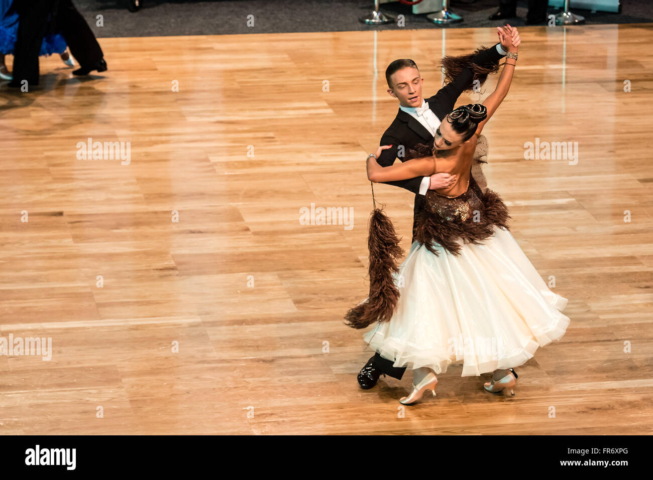 dancers dancing standard dance like slow waltz Stock Photo - Alamy