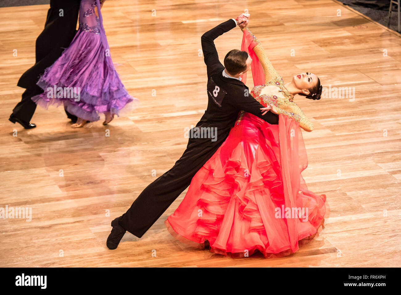dancers dancing standard dance like slow waltz Stock Photo - Alamy