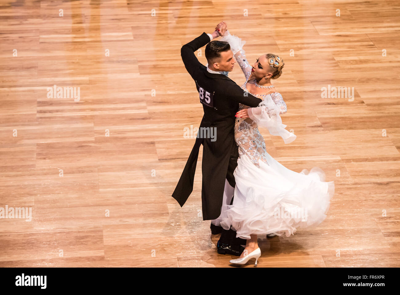 dancers dancing standard dance like slow waltz Stock Photo - Alamy