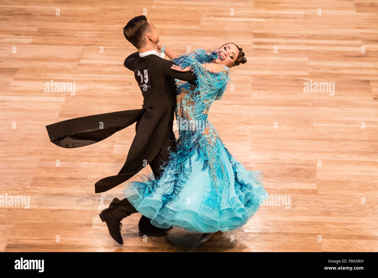 dancers dancing standard dance like slow waltz Stock Photo - Alamy