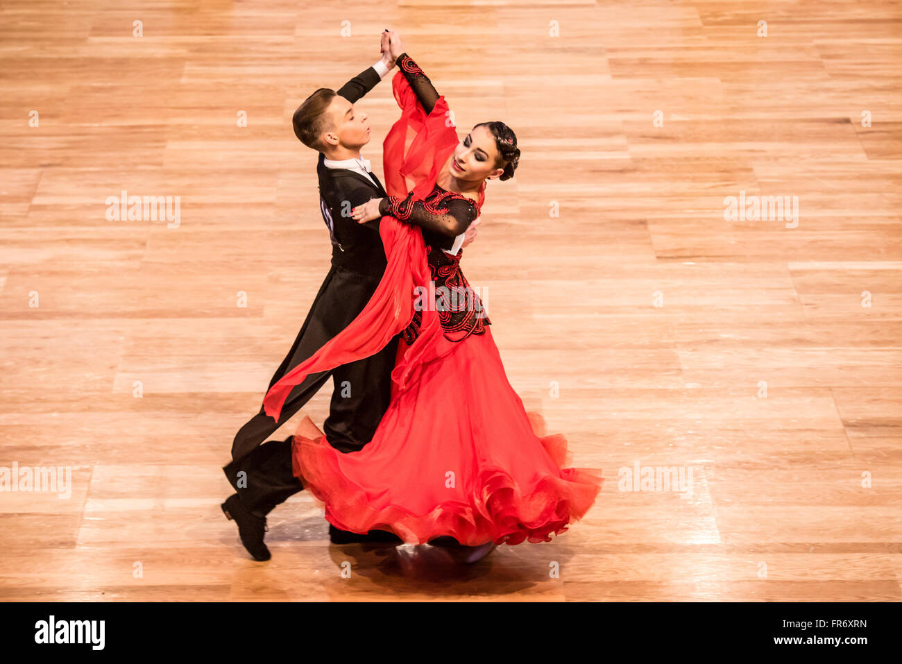 dancers dancing standard dance like slow waltz Stock Photo - Alamy