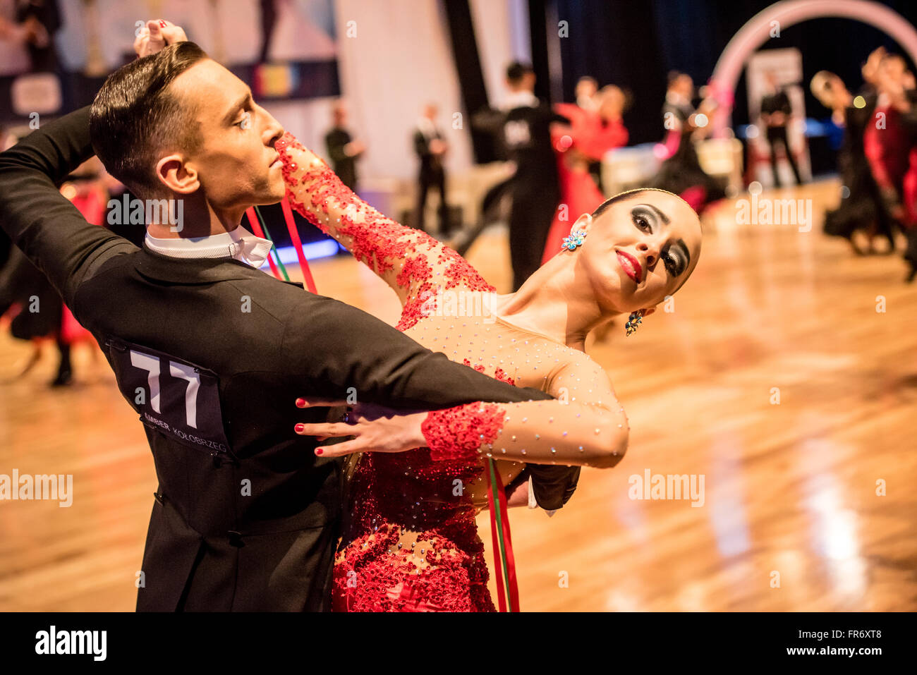 dancers dancing standard dance like slow waltz Stock Photo - Alamy