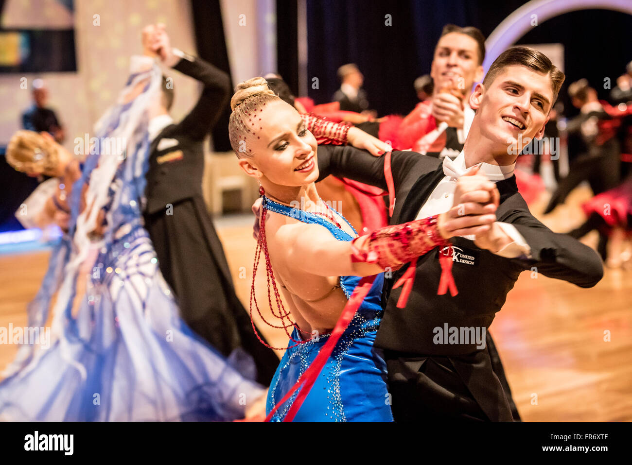 dancers dancing standard dance like slow waltz Stock Photo - Alamy