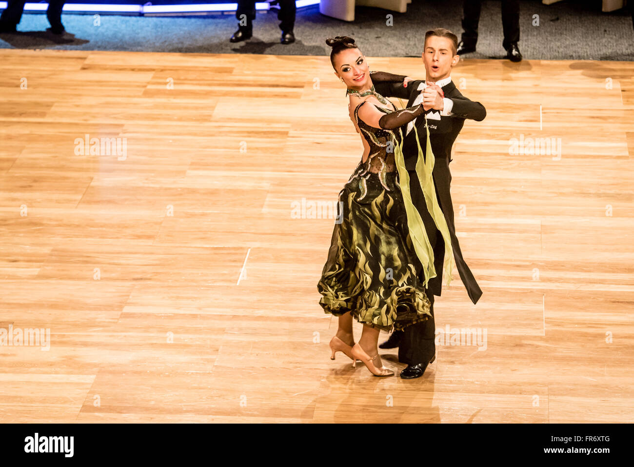 dancers dancing standard dance like slow waltz Stock Photo - Alamy