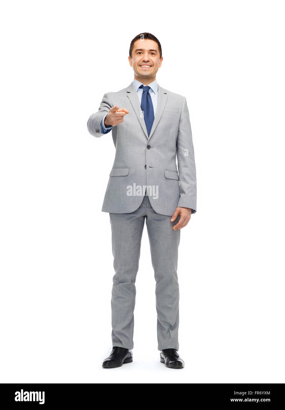 Man pointing suit isolated full length hi-res stock photography and ...