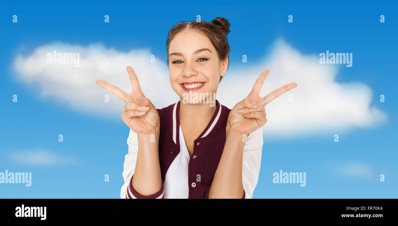 Peace showing hi-res stock photography and images - Alamy