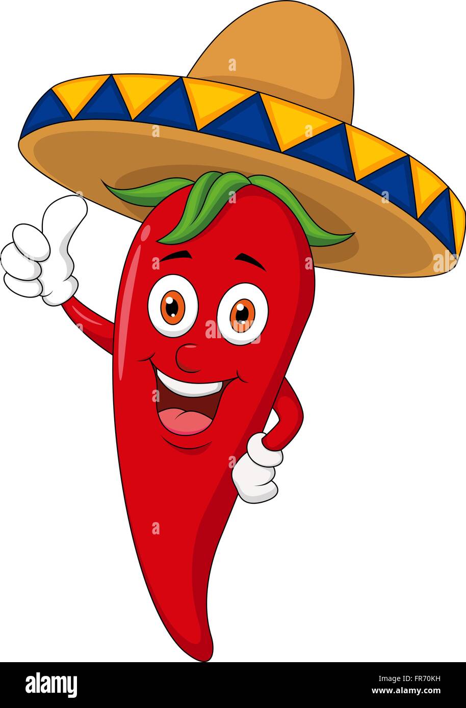 Green thai pepper Stock Vector Images - Alamy