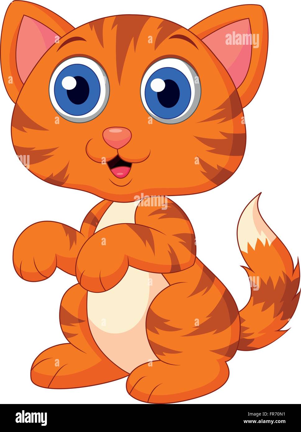 Cute cat cartoon Stock Vector Image & Art - Alamy