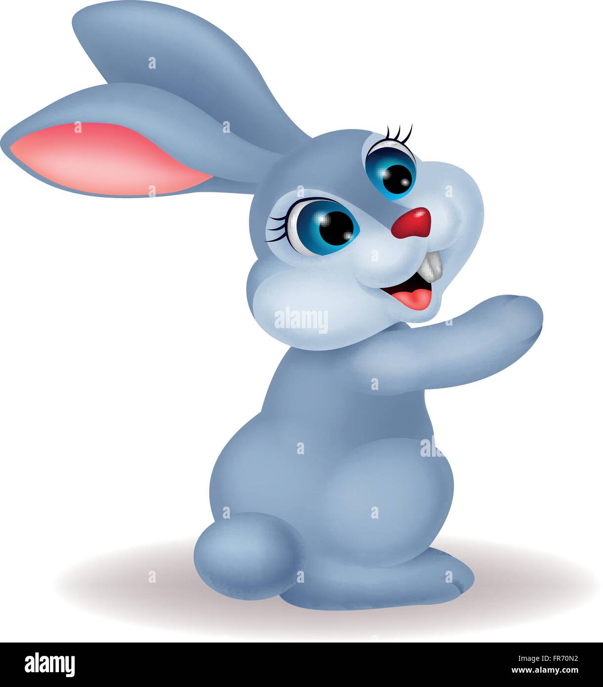 Cute rabbit cartoon Stock Vector Image & Art - Alamy